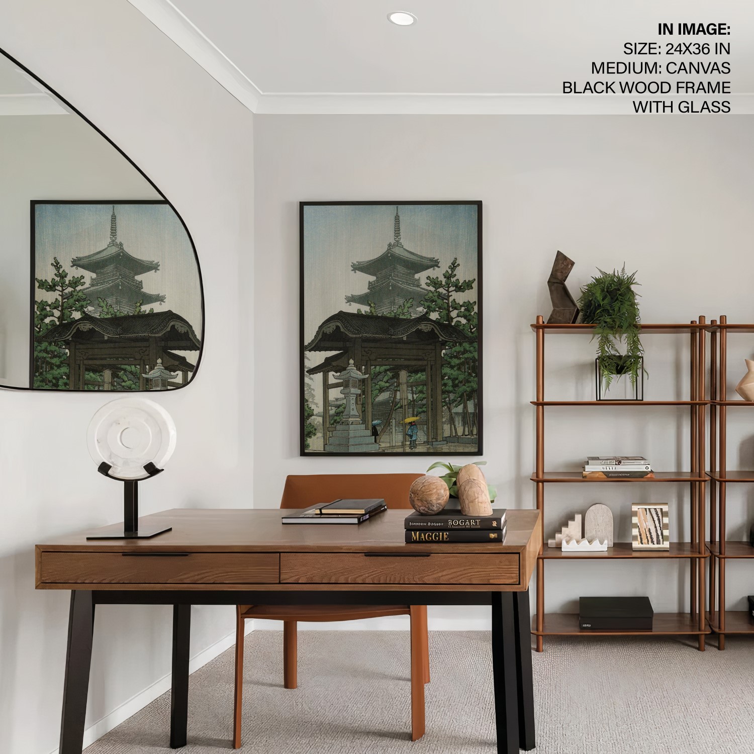 Zenstu Temple in Sanshu by Hasui Kawase (1937) - Wall Art - 10+ Sizes ...