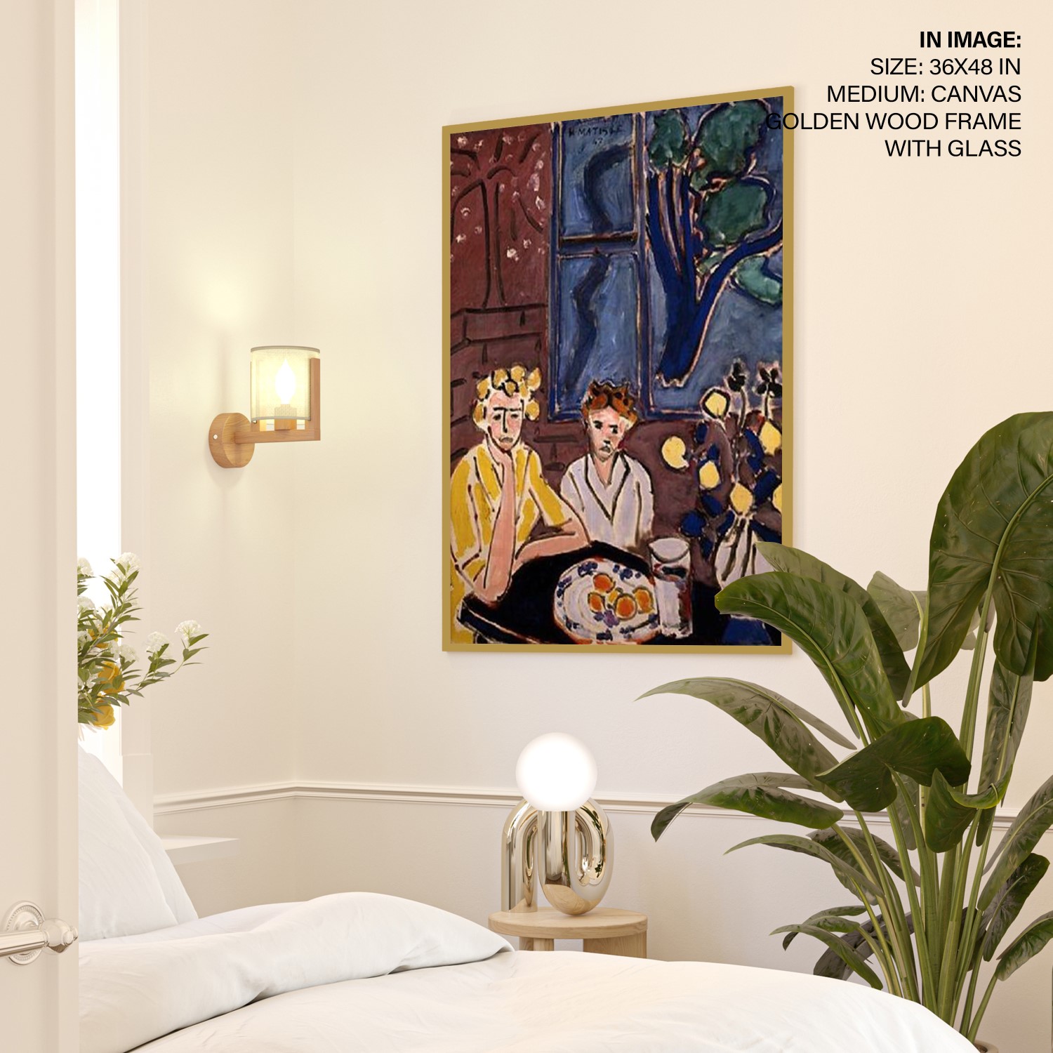 Two Girls, Blue Window by Henri Matisse (1947) - Wall Art - 10+ Sizes ...