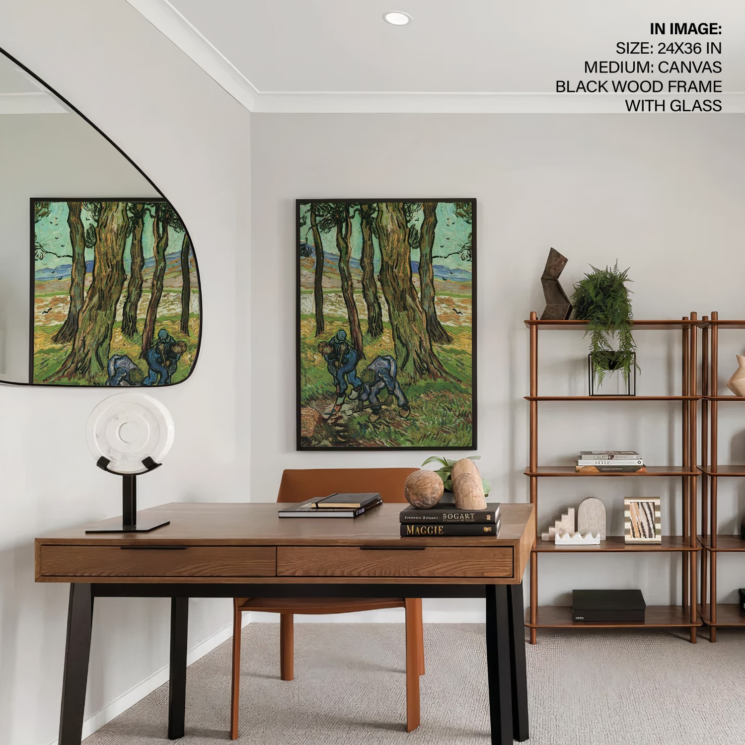 Two Diggers Among Trees by Vincent van Gogh (1889) - Wall Art - 10 ...