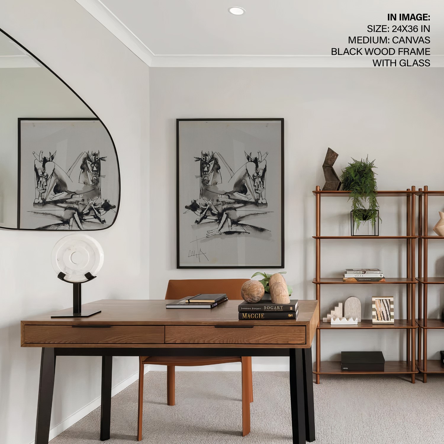 Untitled 0742 by Wifredo Lam (Unknown) - Wall Art - 10+ Sizes, 50+ Frames, Museum Quality ...