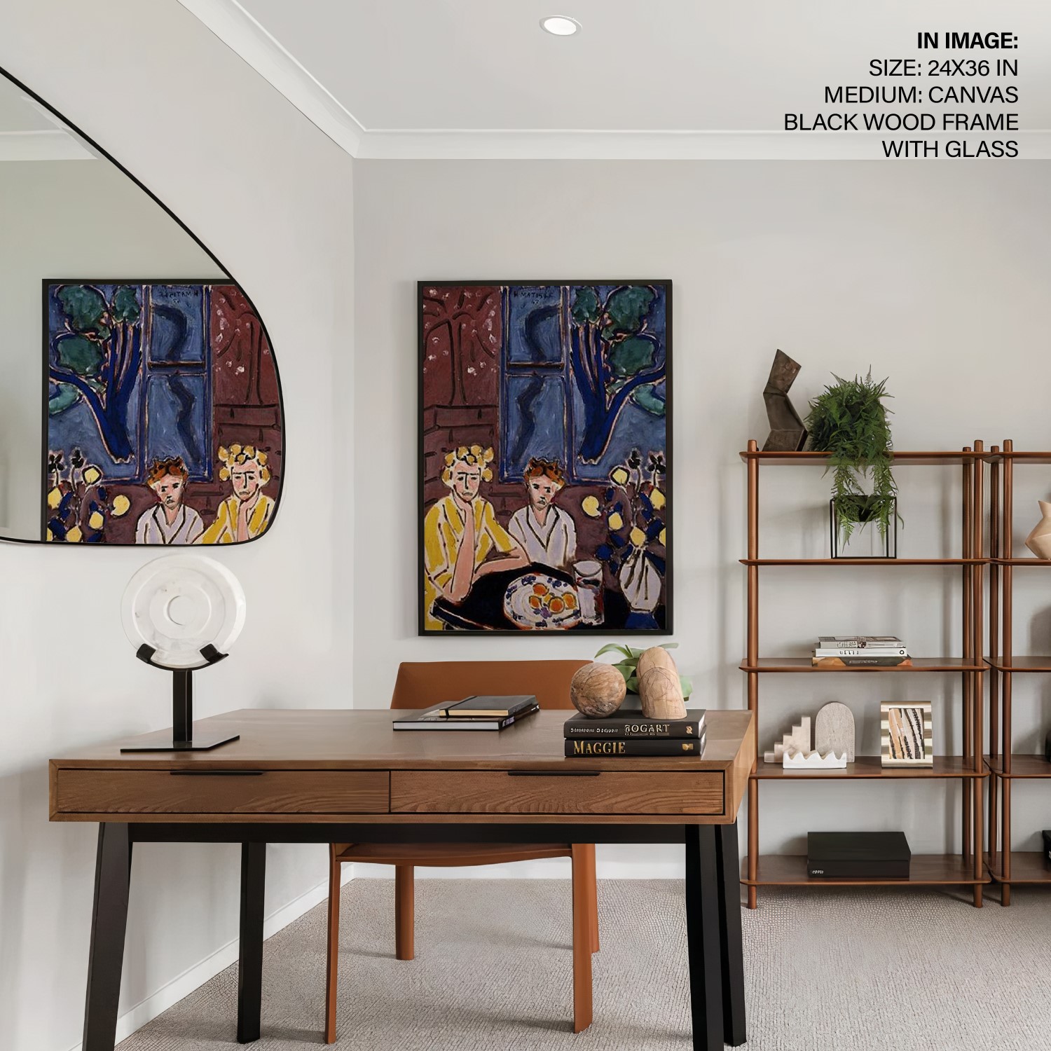 Two Girls, Blue Window by Henri Matisse (1947) - Wall Art - 10+ Sizes ...