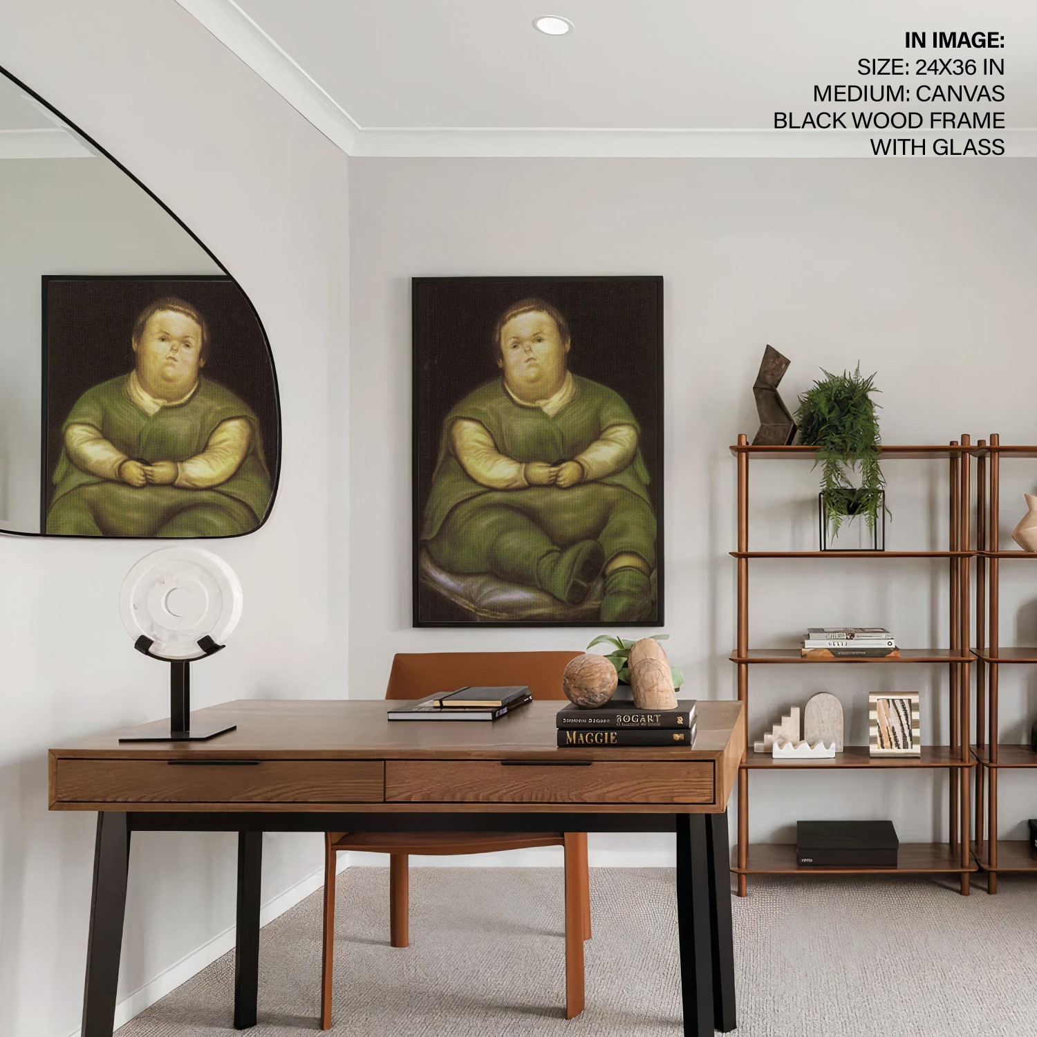 Vallecas the Child (after Velasquez) by Fernando Botero (1971) - Wall ...