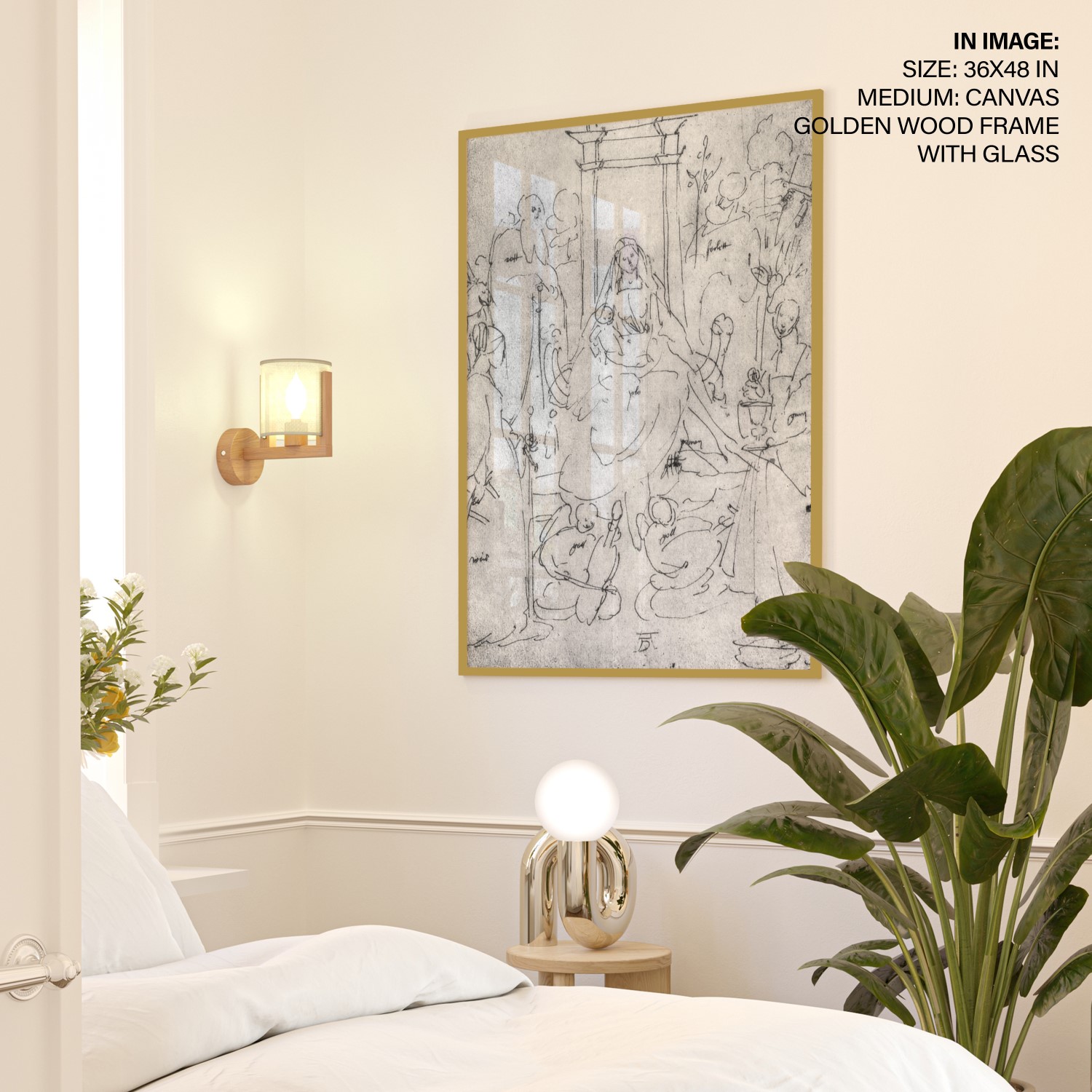 Madonna and Child, saints and angels playing by Albrecht Durer (1522 ...