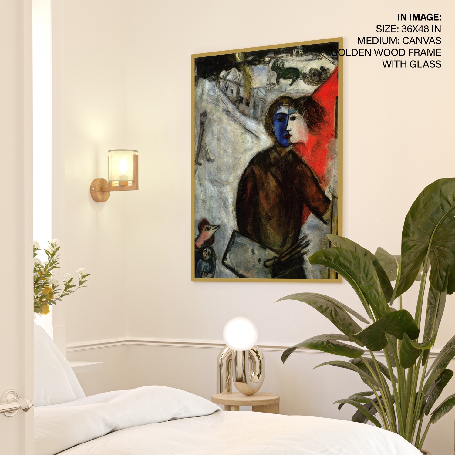 Hour between Wolf and Dog (Betwenn Darkness and Light) by Marc Chagall ...