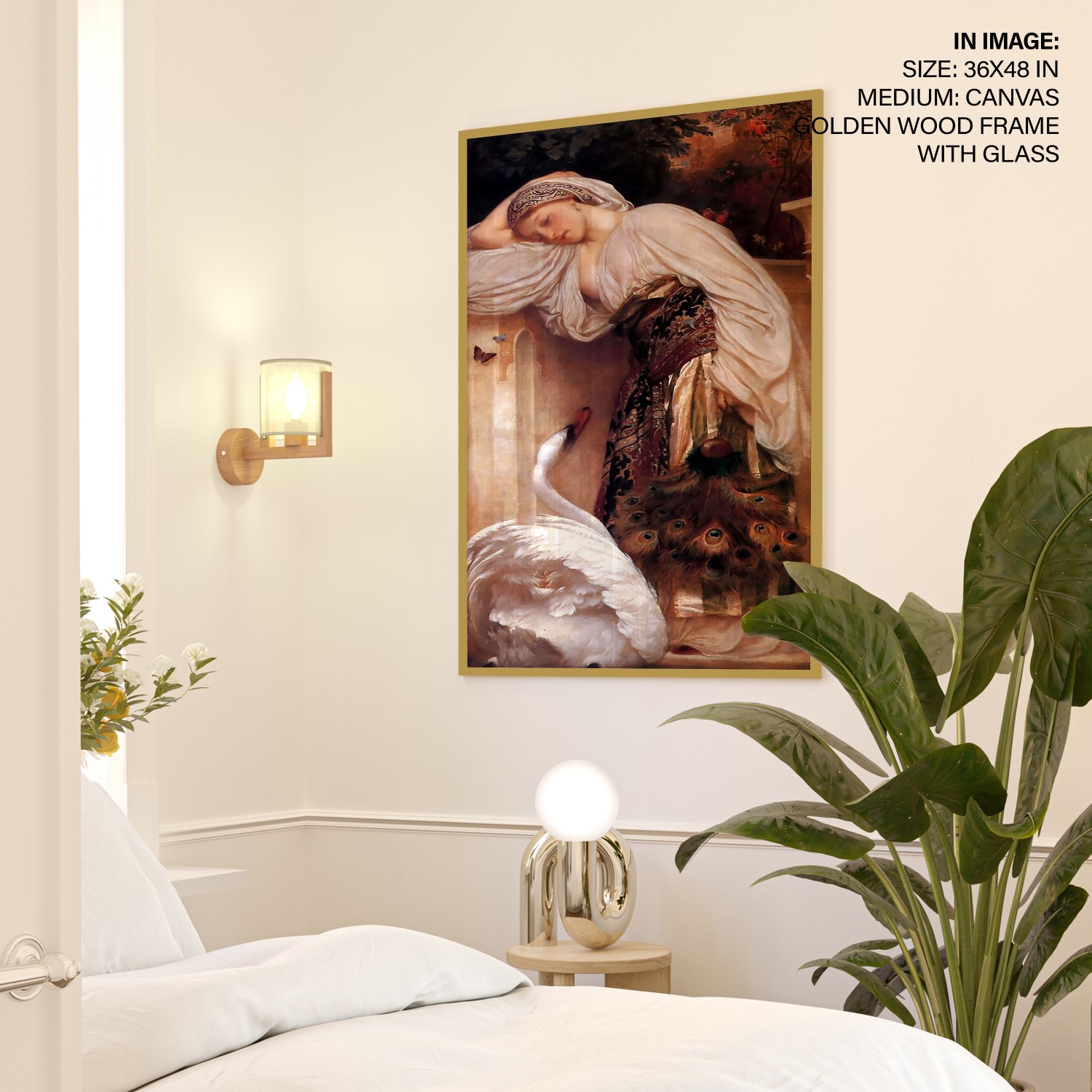 Wall Decor | Odalisque by Frederic Leighton (1862) | Custom Size ...