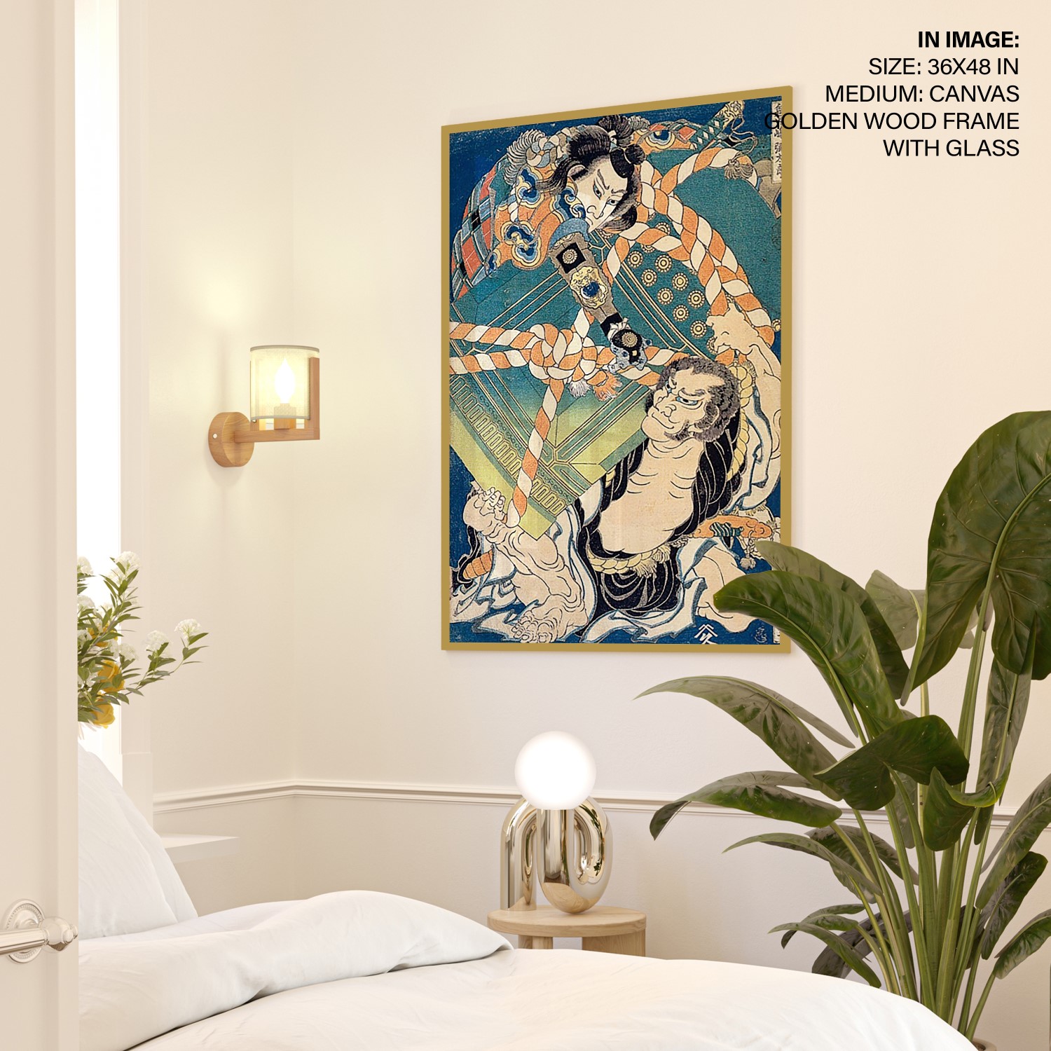 Onikojima Yataro and Saihoin Akabozu by Katsushika Hokusai - Wall Art ...