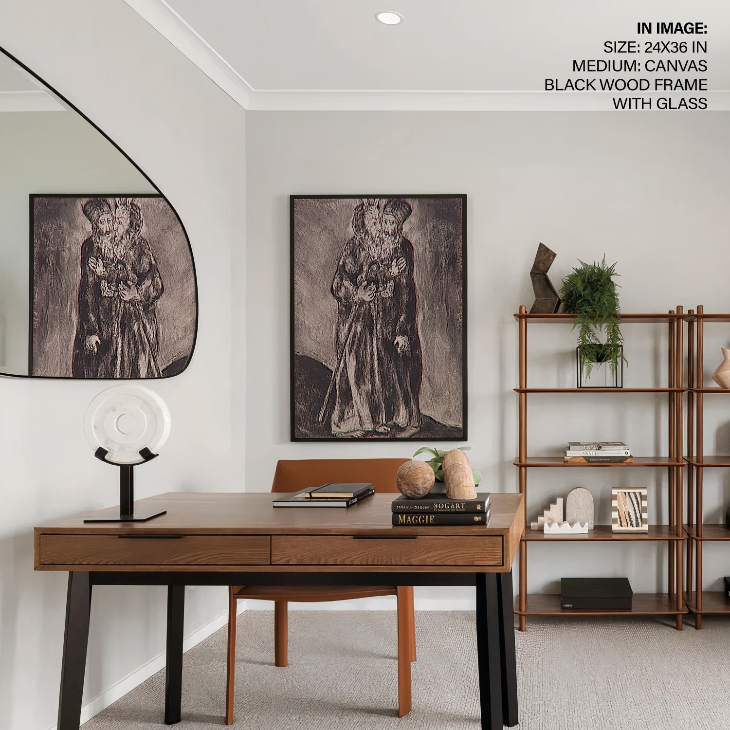 Moses meets in the desert his brother Aaron, who came towards him at ...