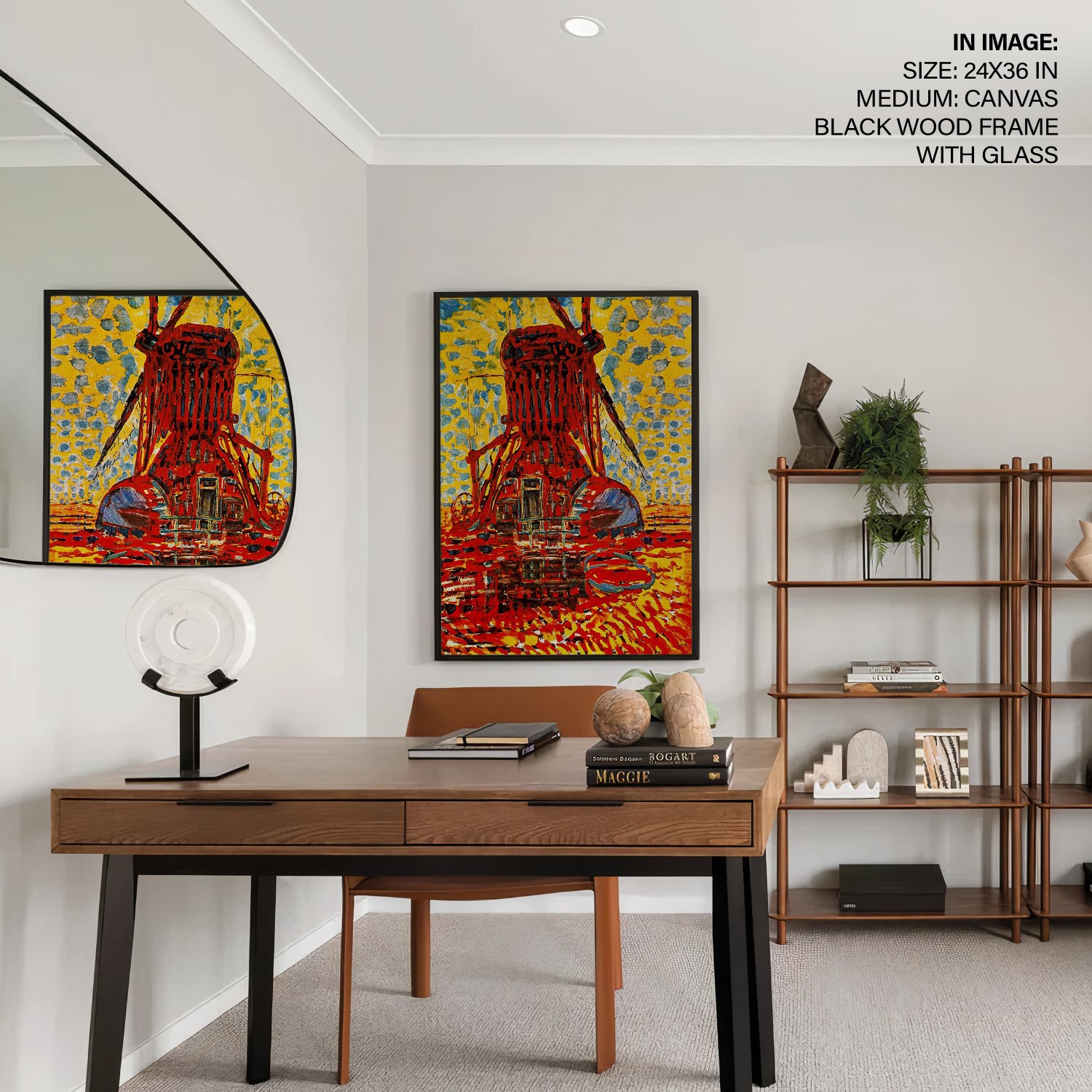 Mill in Sunlight The Winkel Mill by Piet Mondrian (1908) - Wall Art ...